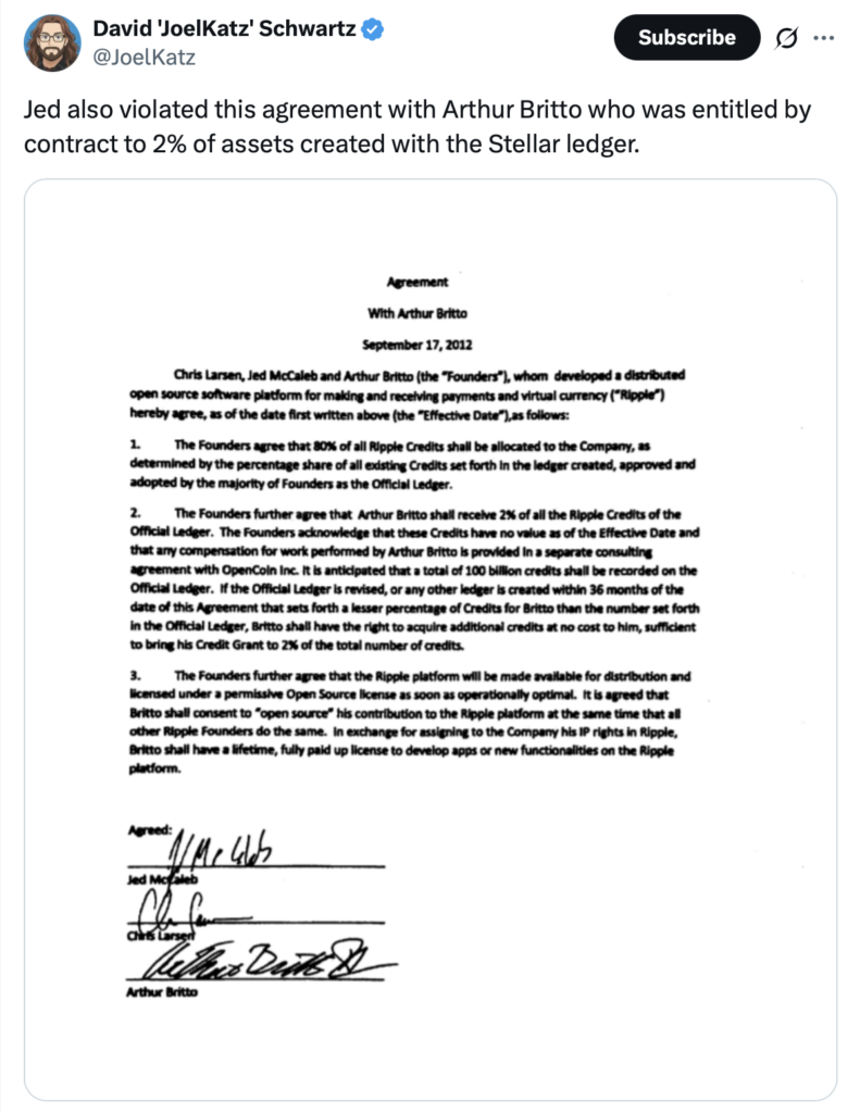 Ripple’s Arthur Britto resurfaces on X after 14-year silence ...